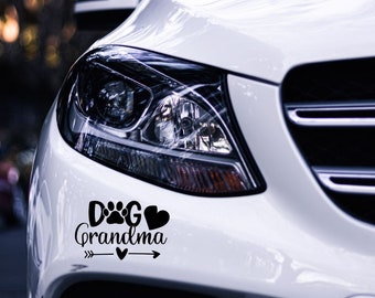Dog Grandma Car Sticker - Etsy