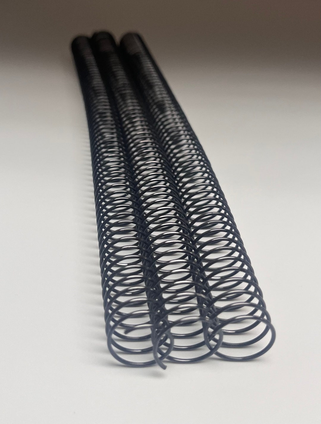 2 Pieces of 5/8" X12" #5 Black Wire Spiral Coil, Replacement Coil ...