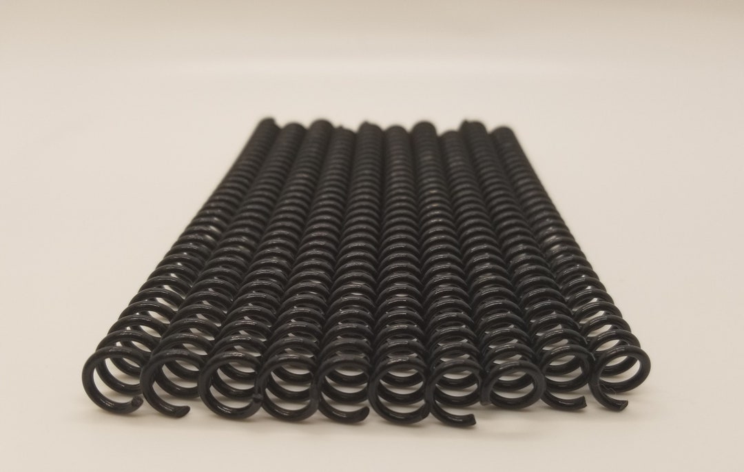 5 Pieces of 3/8 X12 4 Plastic Spiral, Notebook Coil, Bookbinding Coil ...