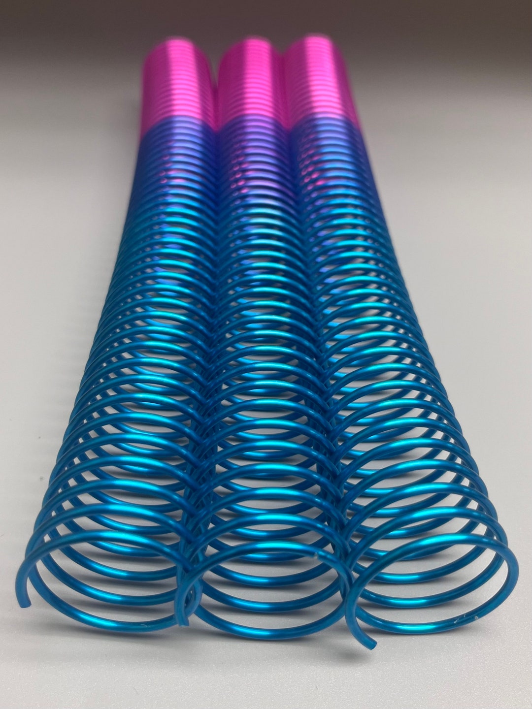 1 Piece of 30mm X12" #4 Deep Passion Rainbow Spiral Aluminum ...