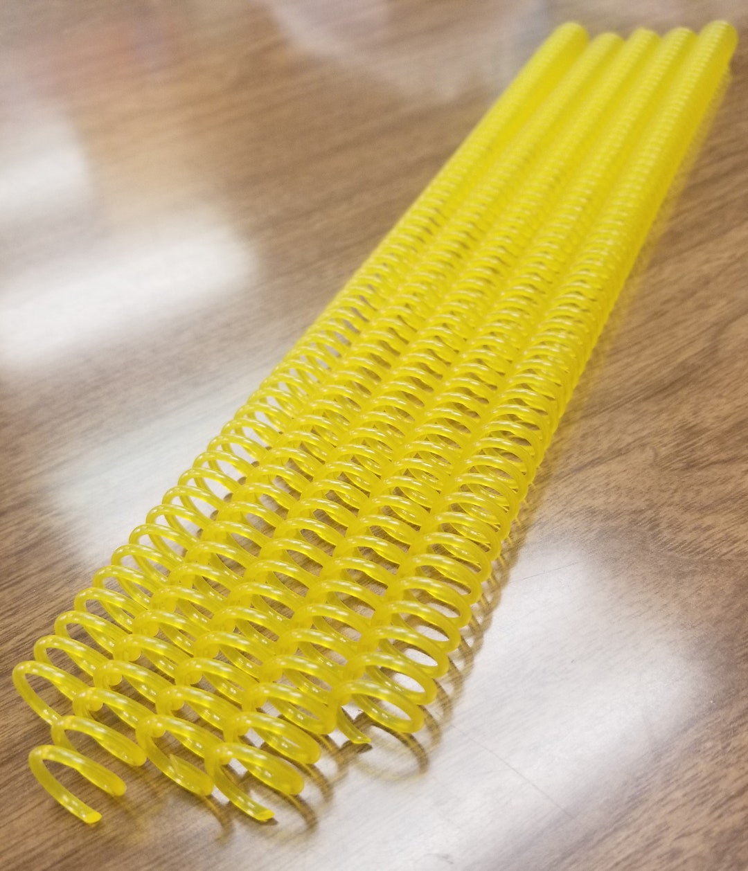 5 Pieces of 7/16 X12 5 Plastic Coils, Coil Binding, Plastic Spiral Coil ...