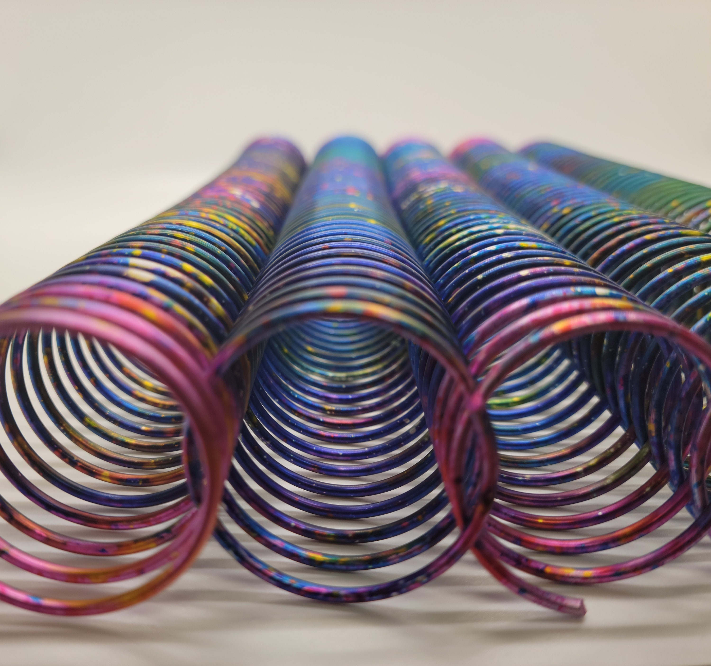 Paper Spiral Coil DIY bookbinding PEL Rainbow Spiral 1 piece of 33mm ...