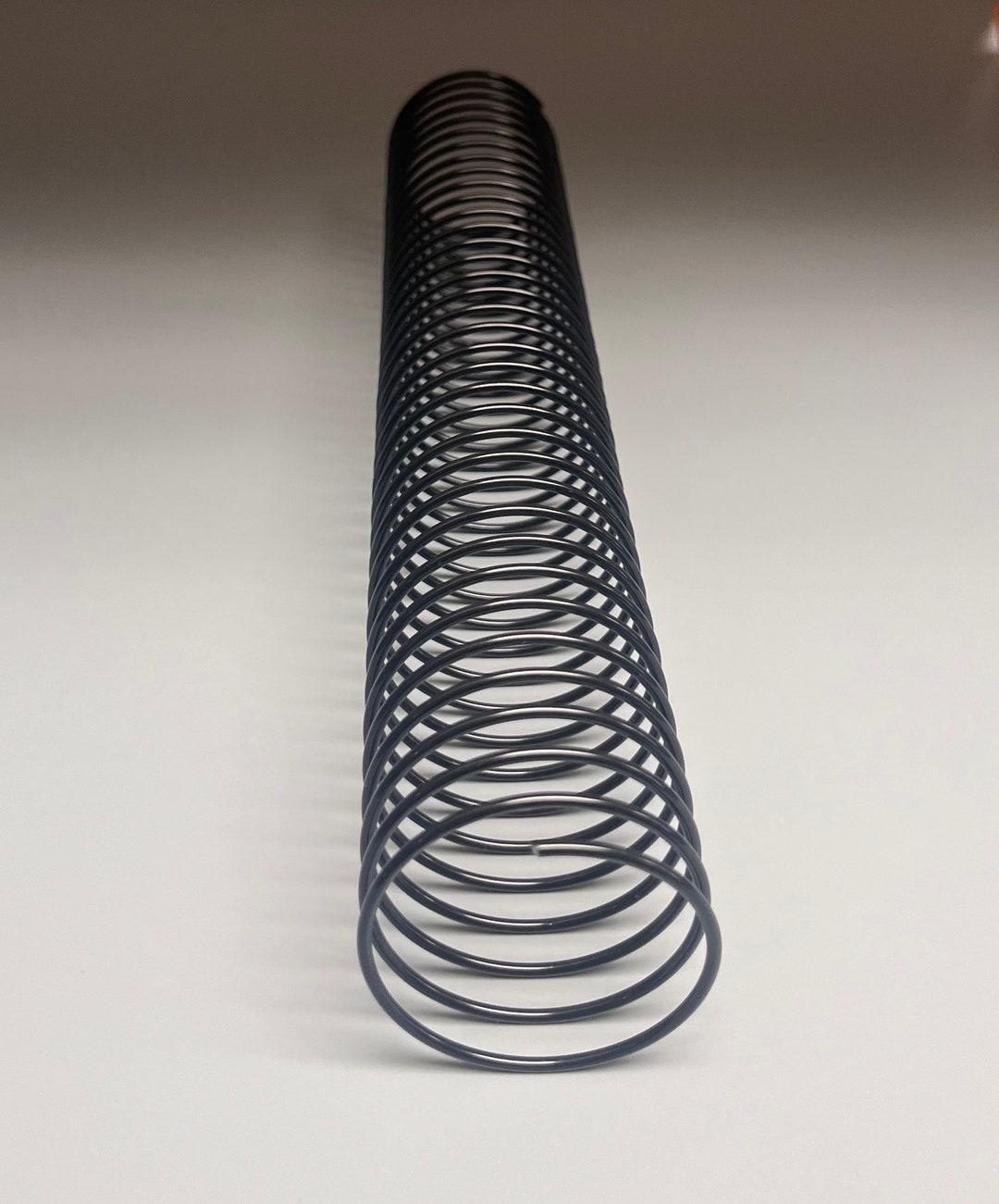 1 Piece of 1+3/4" X11" #.312 Black Wire Spiral Coil, Replacement Coil ...