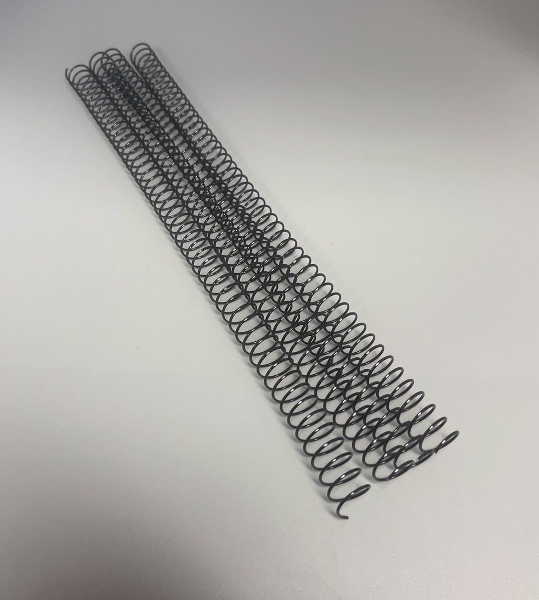 2 Pieces of 1/2" X12" #4 Black Wire Spiral Coil, Replacement Coil ...