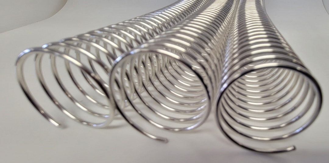 1 Piece of 1+5/16" X10" #4 Aluminum Coil, Planner Coils, Bookbinding ...