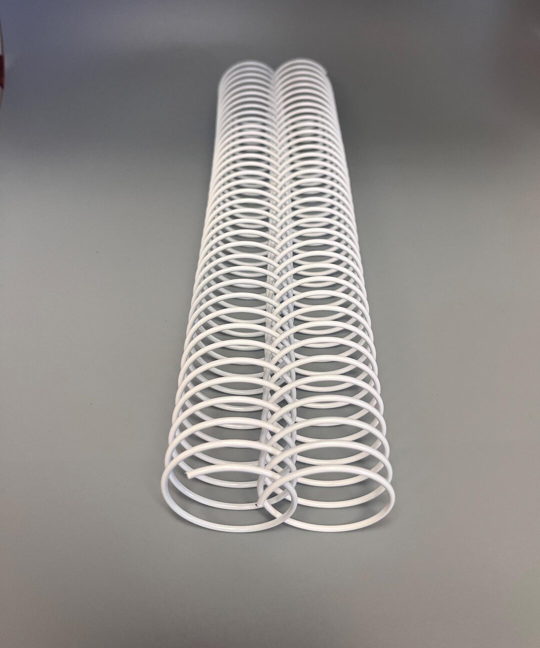 1 Piece of 1+1/2" X12" #3wo White Wire Spiral Coil, Replacement Coil ...