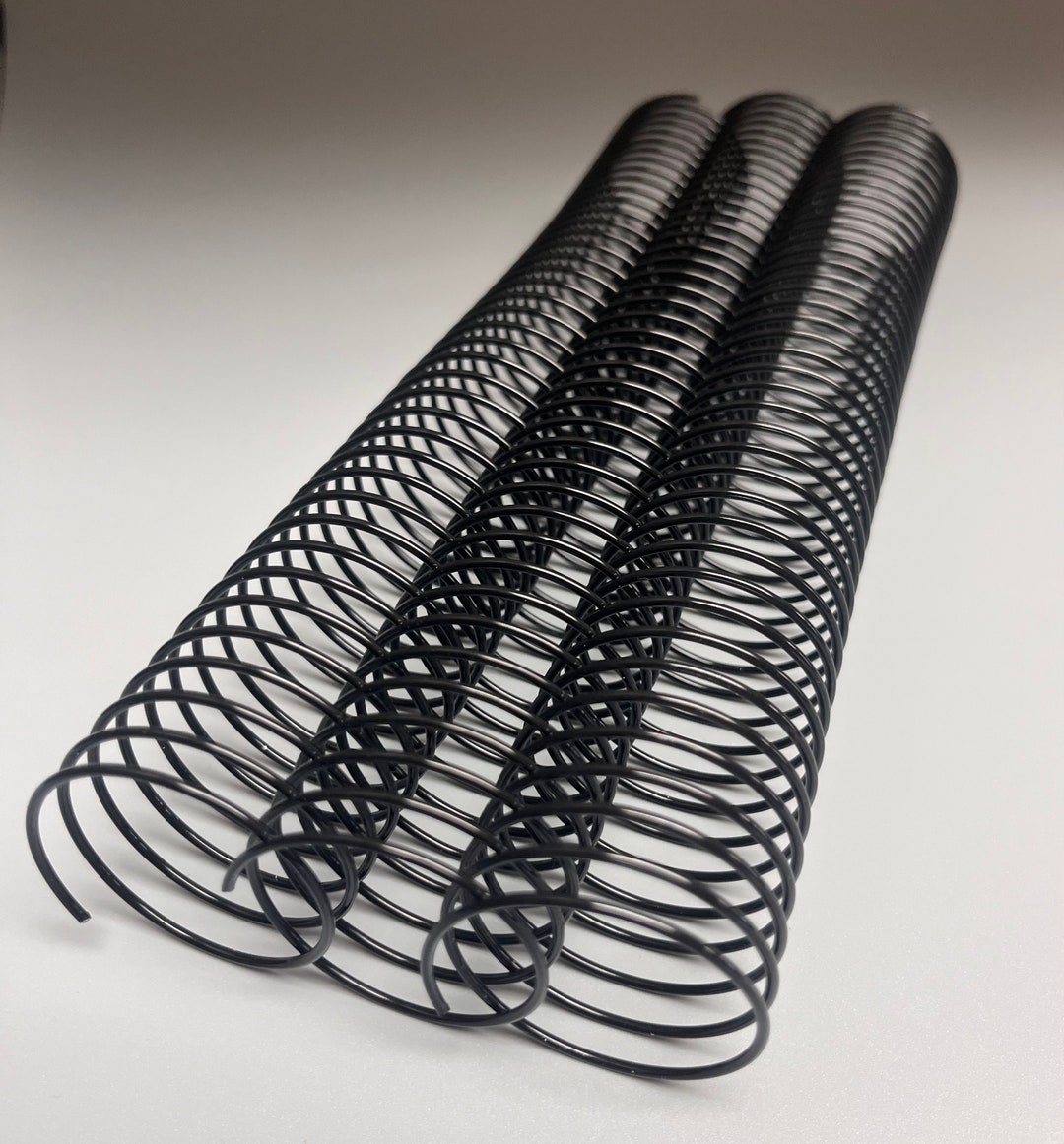 1 Piece of 1+1/2" X11" #4 Black Wire Spiral Coil, Replacement Coil ...