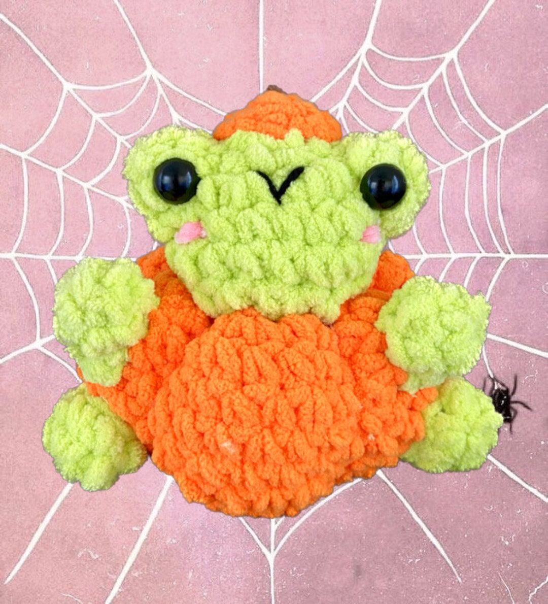Pumpkin Frog Chunky Fall Limited Edition Plushie - Etsy