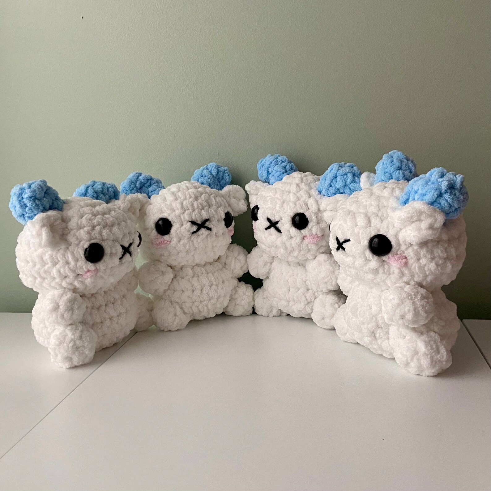 Ramses UNC Mascot Ram Handmade Crochet Amigurumi Stuffed Animal Plushie ...