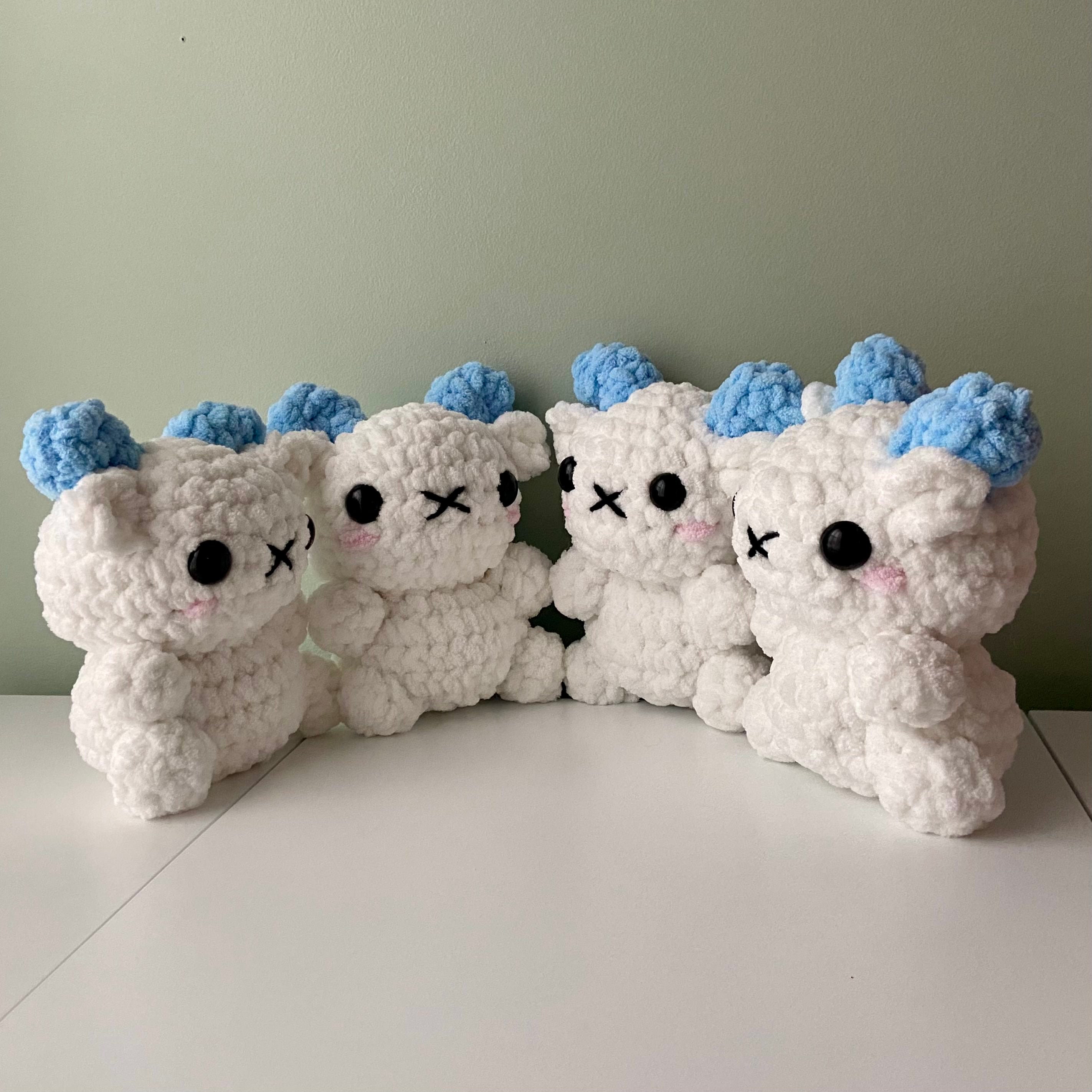 Ramses UNC Mascot Ram Handmade Crochet Amigurumi Stuffed Animal Plushie ...