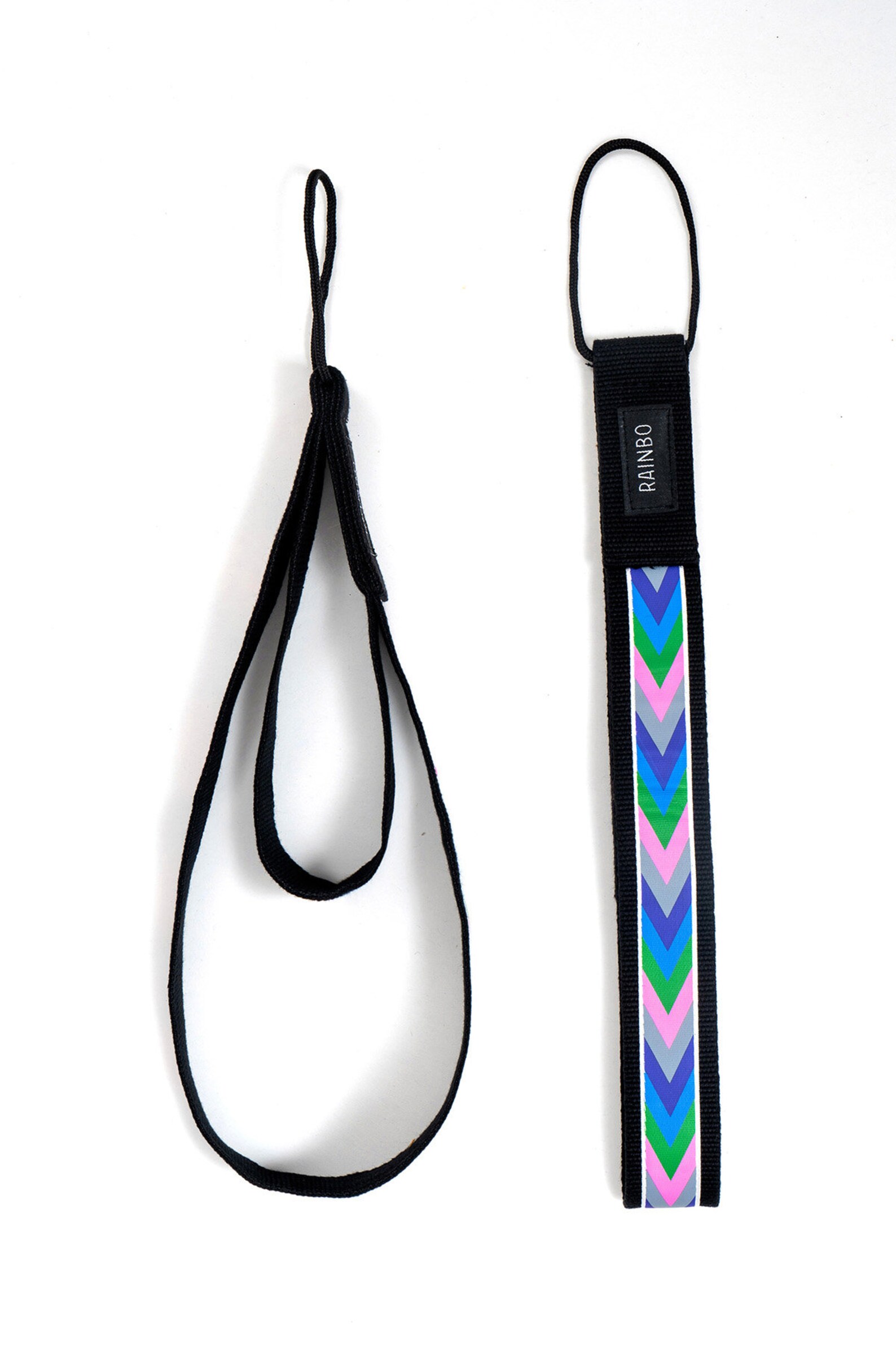 Double Pilates Straps Set Neon Print, Pilates Reformer Loop, Pilates ...