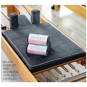 Pilates Reformer Non-slip Mat Towel With Shoulder Blocks Cover, Pilates ...