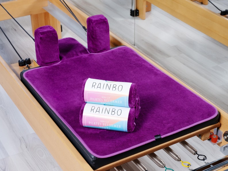 Pilates Reformer Non-slip Mat Towel With Shoulder Blocks Cover, Pilates ...