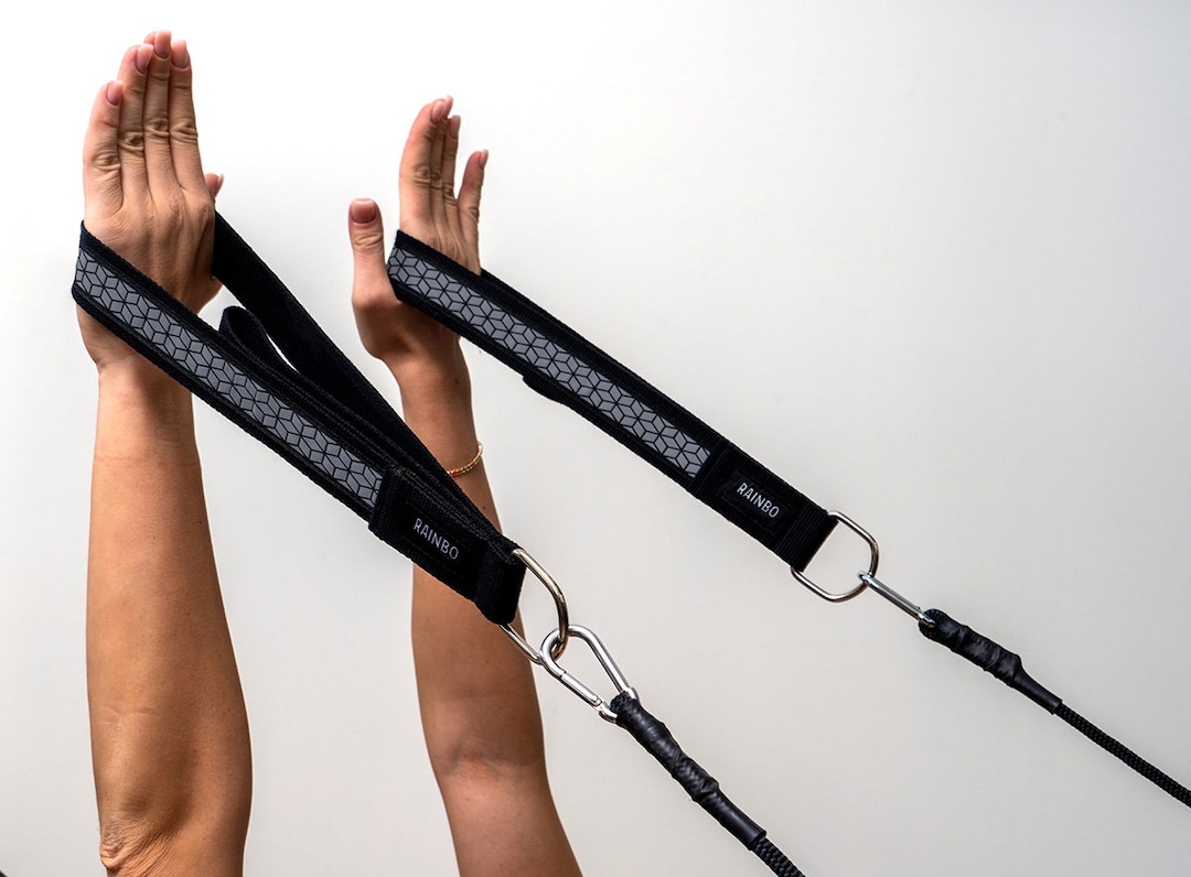 Pilates Reformer Straps, Geometric Print, D Ring, RAINBO - Etsy