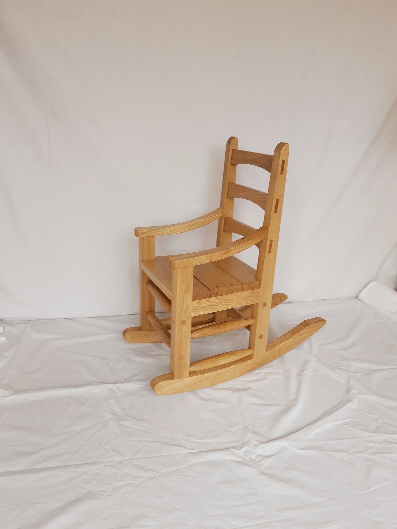 Child's rocking chair. Handmade child's rocker in oak. | Etsy