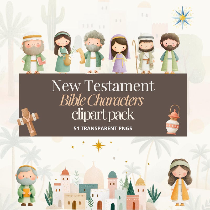 Bible Character Svg - Etsy