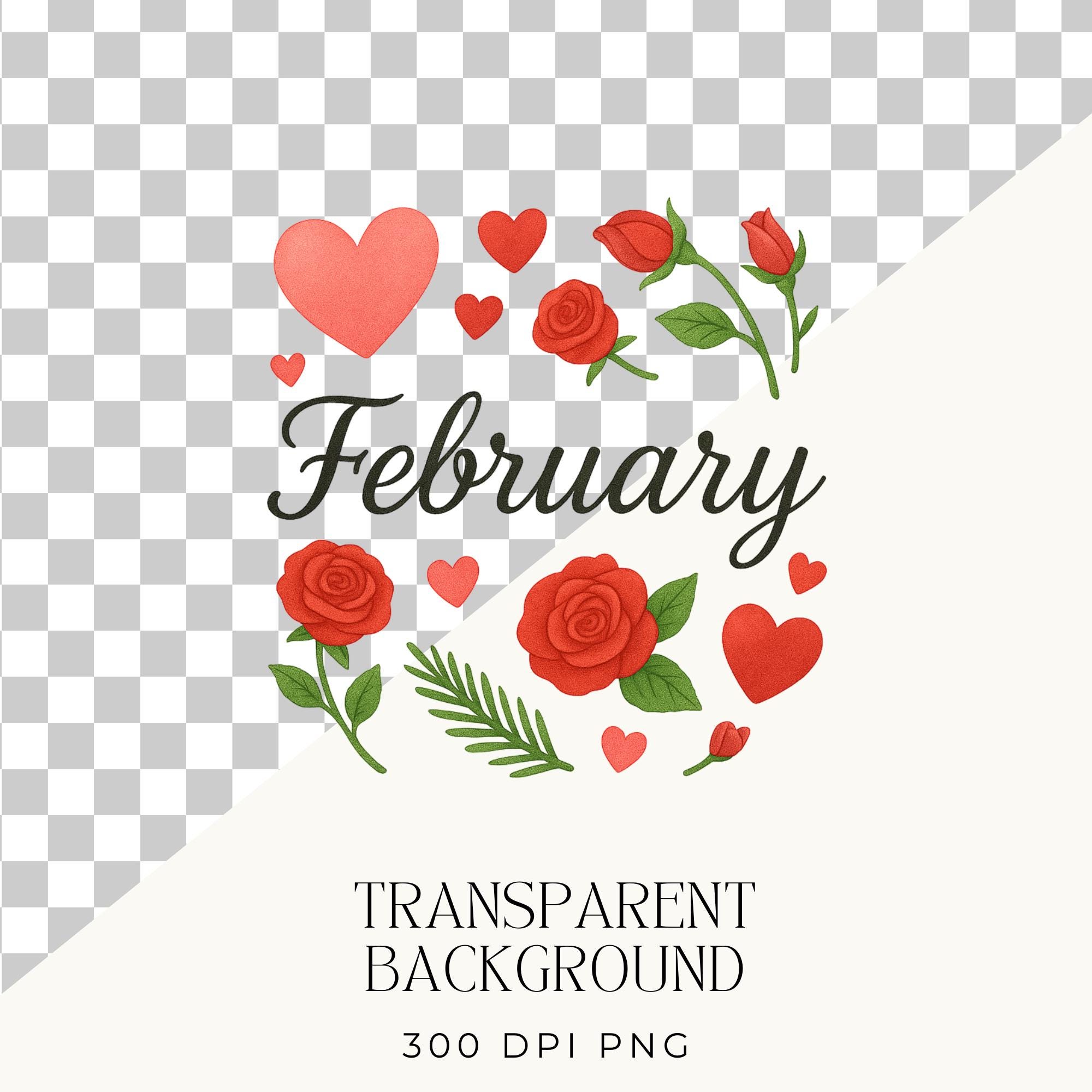 Months of Year Clipart, Printable Calendar Designs, Watercolor Graphics ...