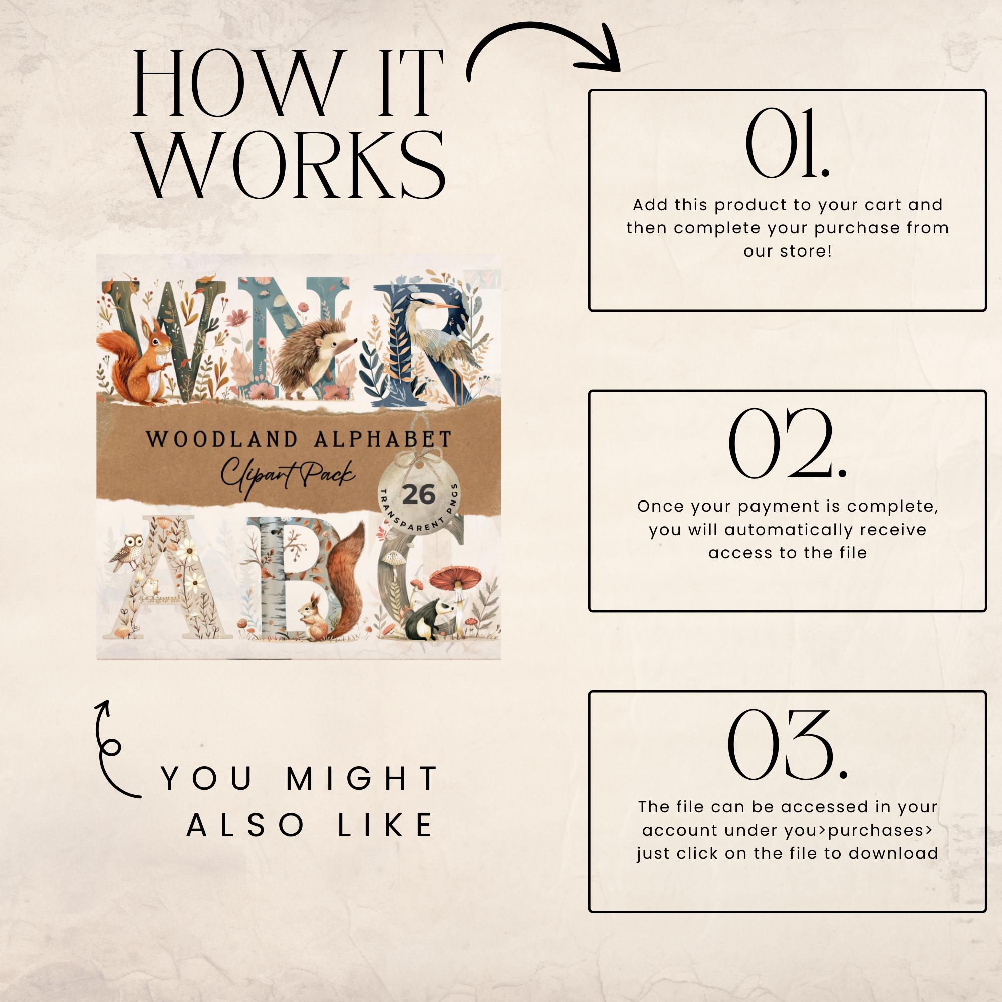 Woodland Number Clipart - Cute Animal Numbers | Woodland Animals Number ...