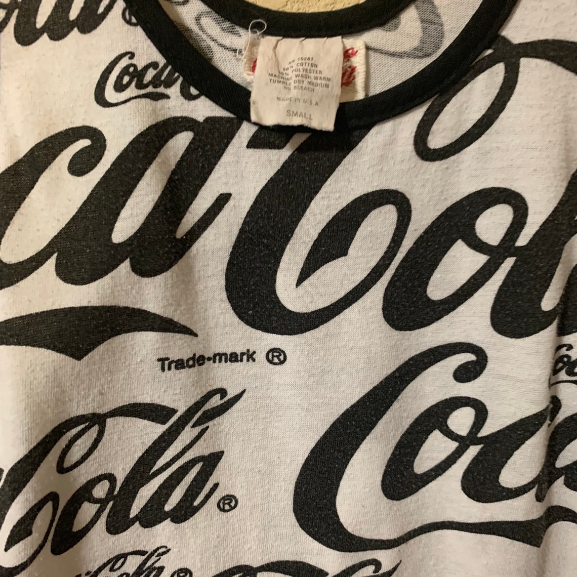 Rare Black Vintage 80s Coca-cola Logo Tank Top Shirt - Etsy