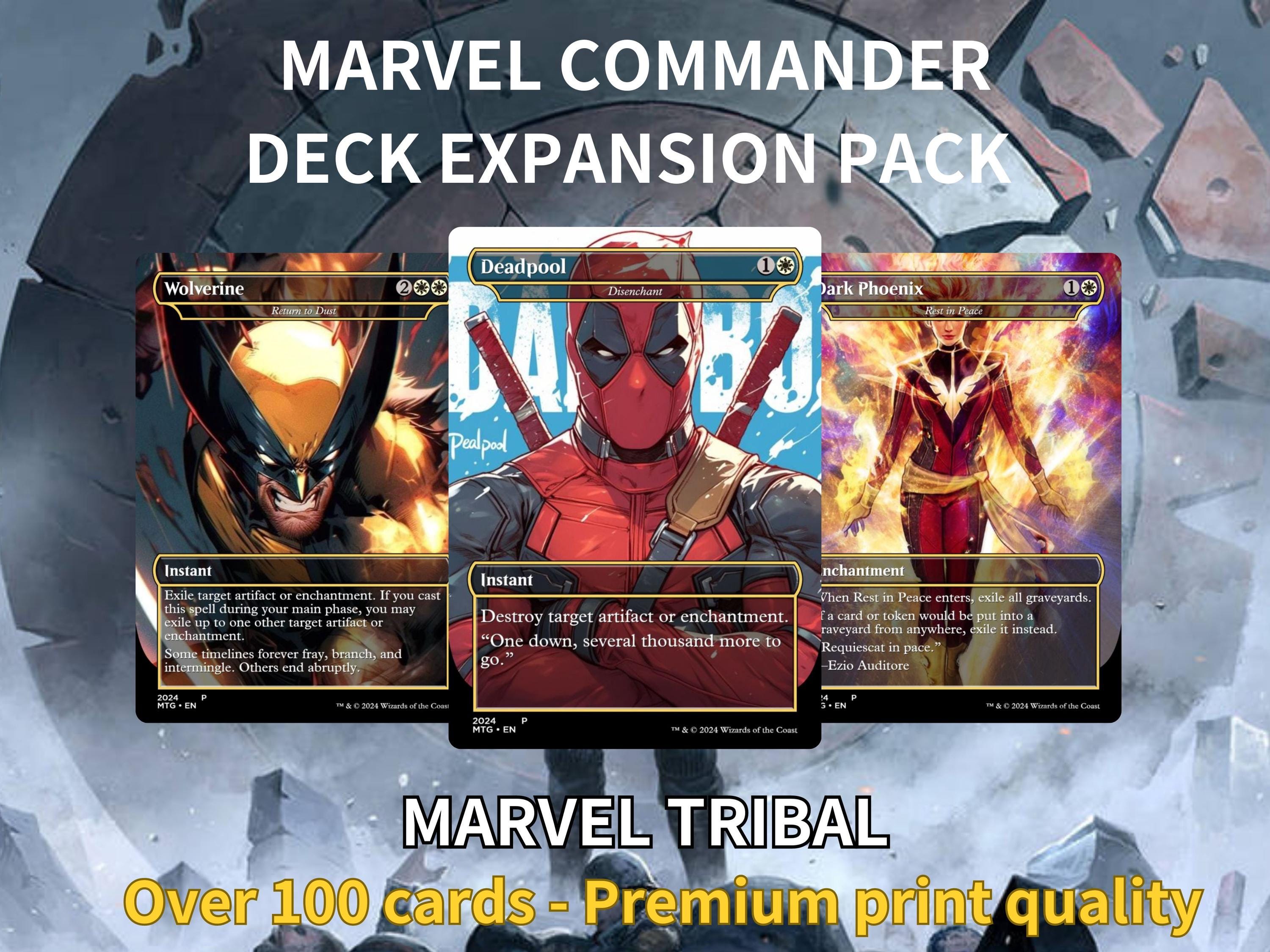 Marvel Commander Deck Adventure Time Commander Deck Marvel Commander ...
