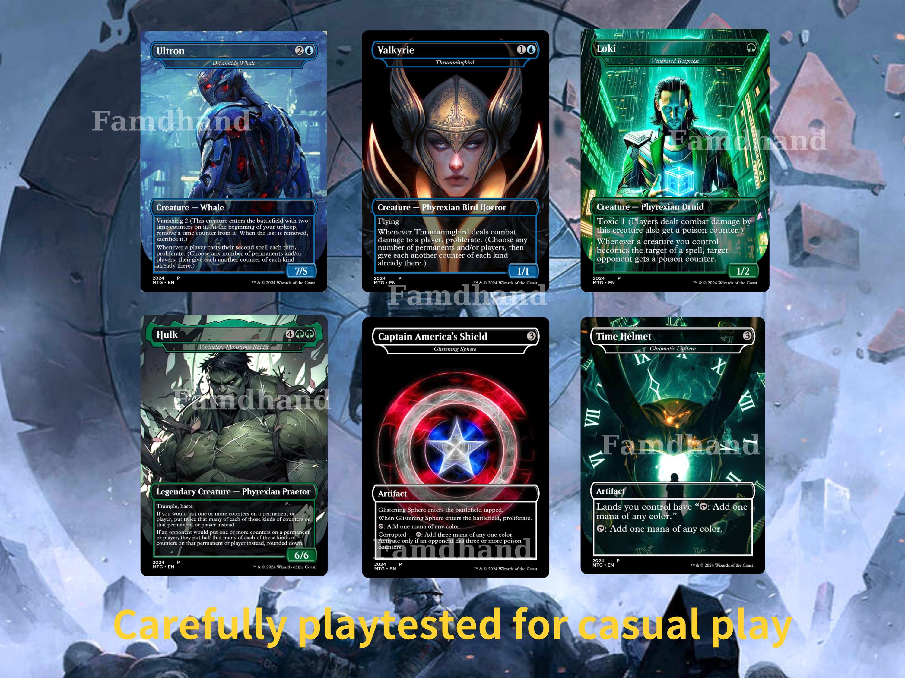 Marvel Commander Deck Adventure Time Commander Deck Marvel Commander ...