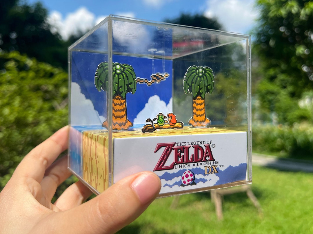 3D Display Box Zelda Model Display With Unique LED Light Box Perfect ...