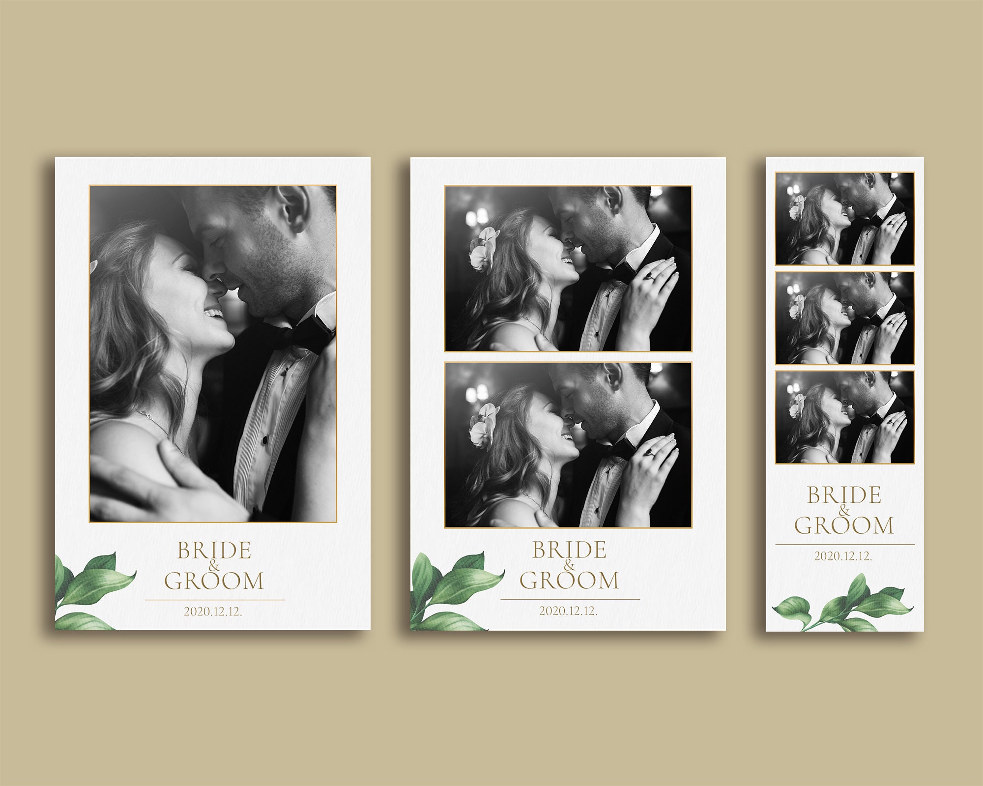 Wedding Photo Booth Template Package (4x6, 2x6) With PSD, PNG ...