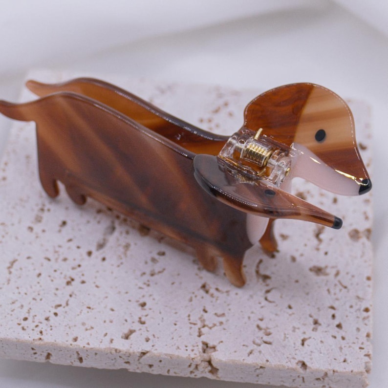 PRE-ORDER Dachshund Hair Clip - Dog Hair Claw - Dog Breed Hair Clip ...