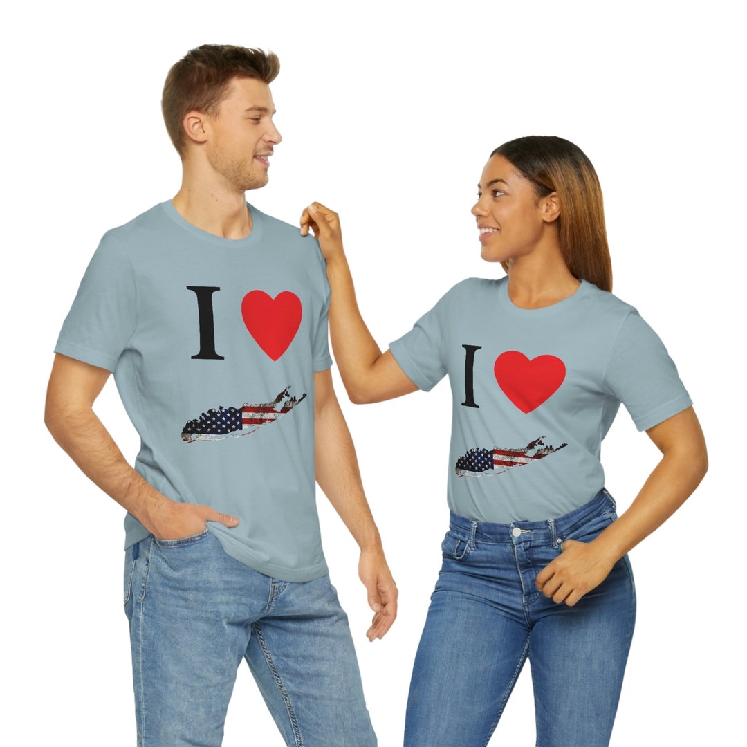 I LOVE Long Island Unisex T-shirt - Etsy