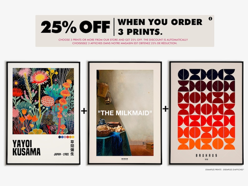 Yayoi Kusama Poster | Japanese Art Exhibition Poster | Multicolor Pop ...