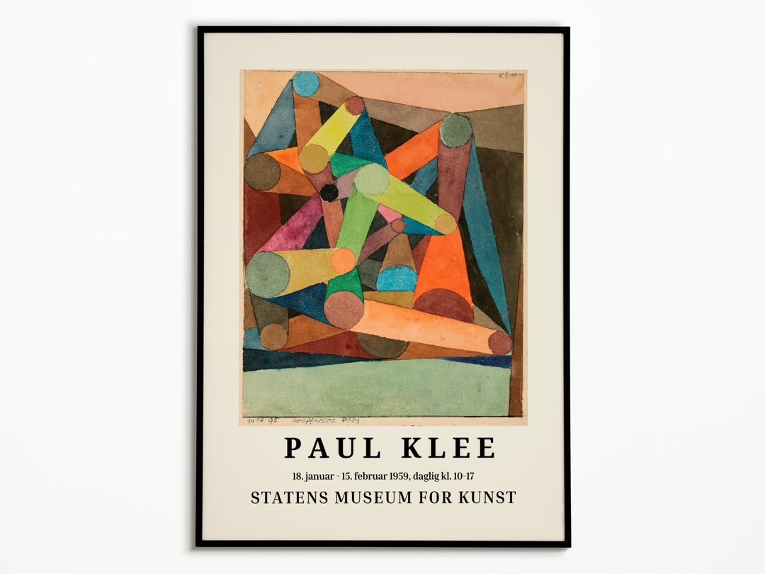 Paul Klee Poster 1959 | Exhibition Poster Paul Klee 1959 | Decoration ...