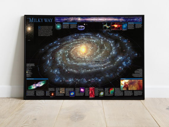 Milky Way Galaxy Map National Geographic
