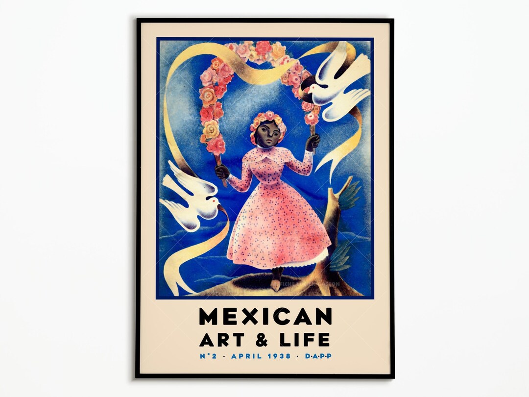 Mexican Art Poster Mexican Art Poster 1938 Decoration Poster Poster Art ...