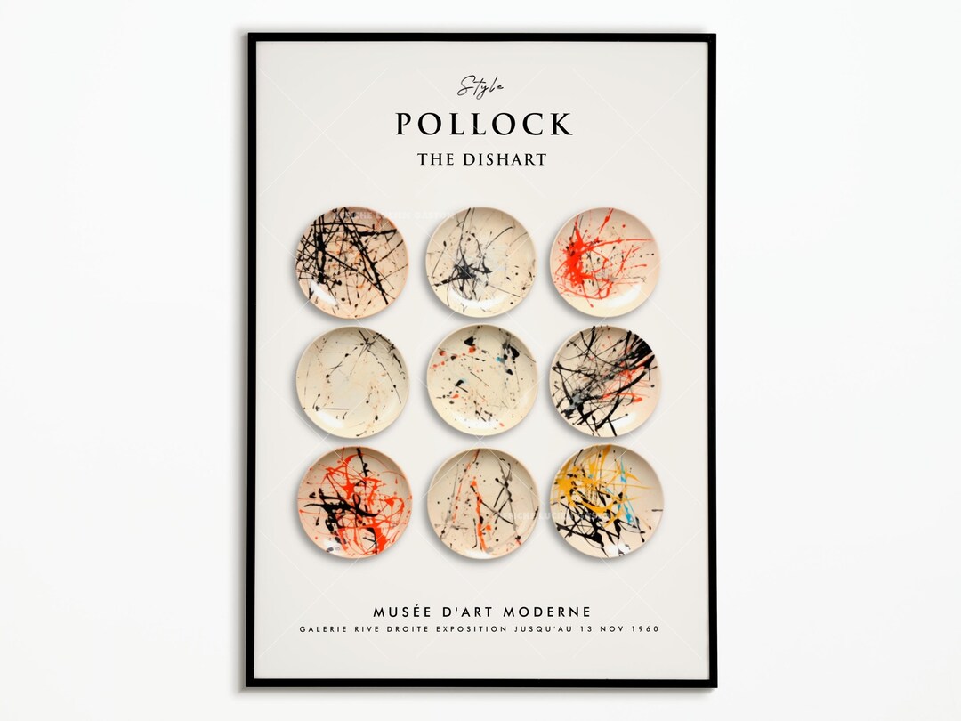 Pollock Poster Poster Jackson Pollock Decoration Poster Poster Art - Etsy