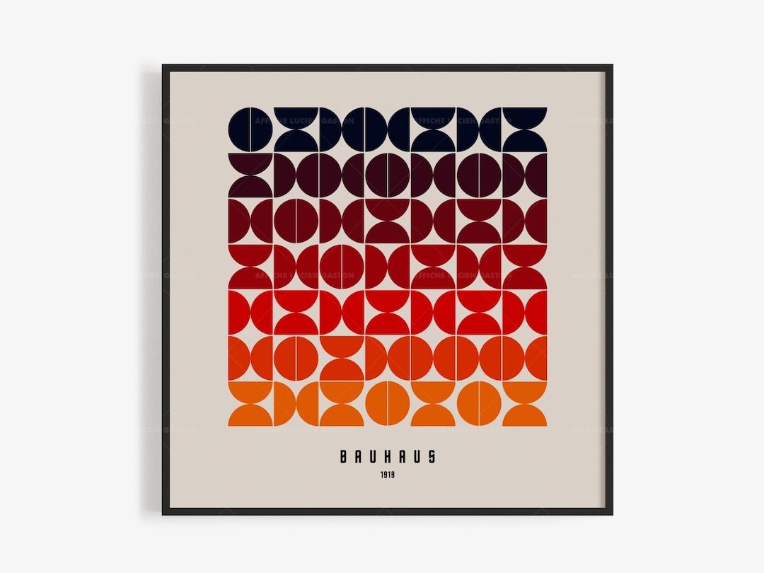Bauhaus 1919 Bauhaus Poster 1919 Poster Bauhaus 1919 Decoration Poster ...