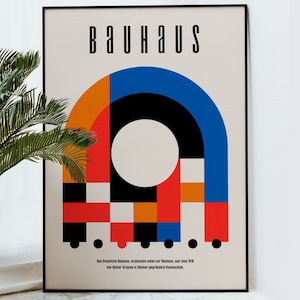 Bauhaus Art Poster | Poster Bauhaus | Bauhaus Collection | Poster ...