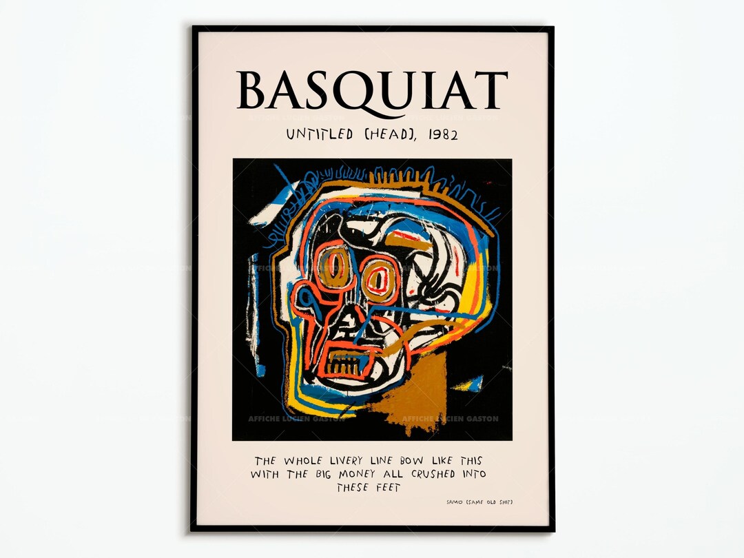 Jean Michel Basquiat Poster 1982 Basquiat Poster Decoration Poster Art ...