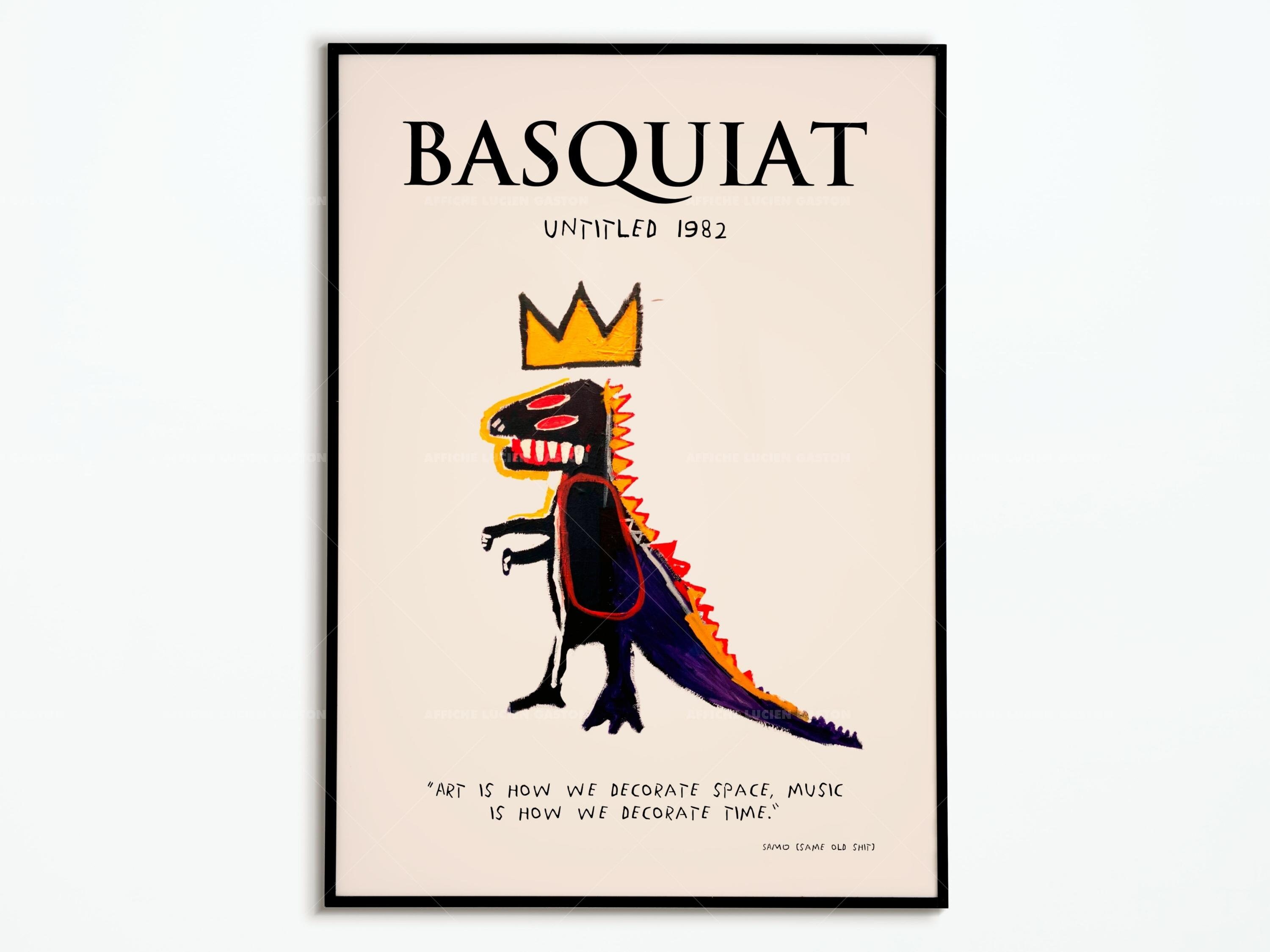 Affiche Jean Michel Basquiat 1982 Poster Basquiat Affiche - Etsy France