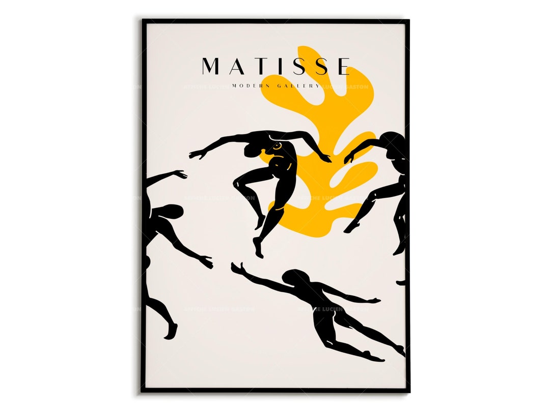 Affiche Henri Matisse, Poster Matisse Colorée, Peinture Art Moderne ...