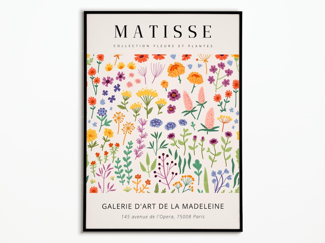 Henri Matisse Poster Flower Market Matisse Matisse Painting Matisse ...