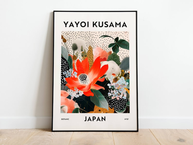 Yayoi Kusama Poster, Yayoi Kusama Poster, Decoration Poster, Art Poster ...