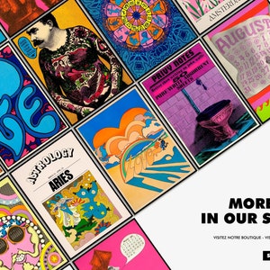 1970s Style Poster | 70's Style Poster | Decorative Poster | Art Poster ...