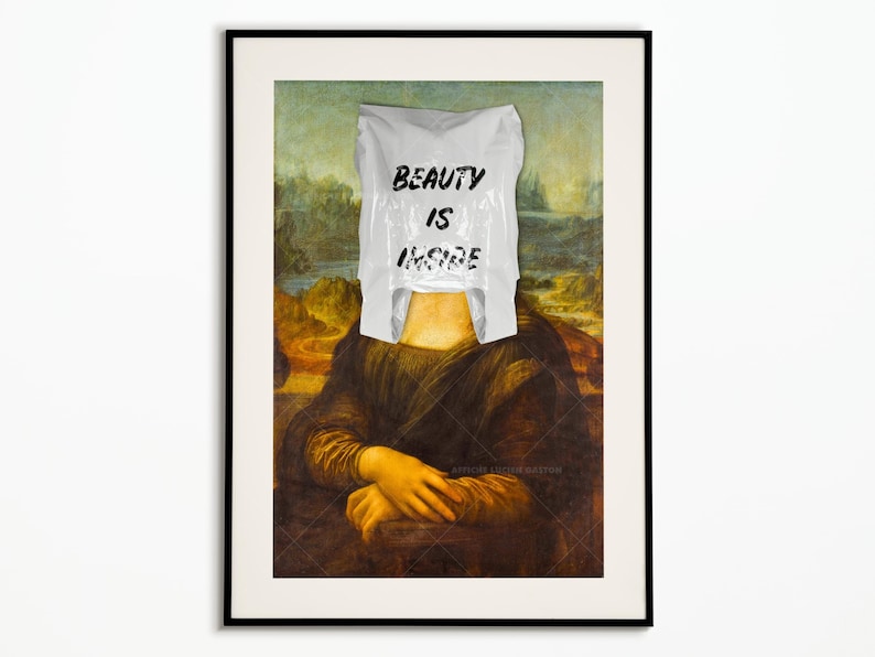 Mona Lisa Poster | Leonardo Da Vinci Poster | Da Vinci Poster ...
