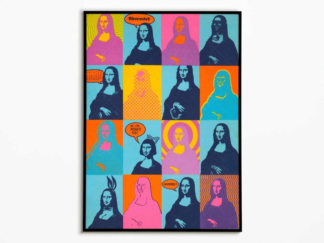 70s Calendar Poster | 70's Style Poster | Decoration Poster | Poster ...