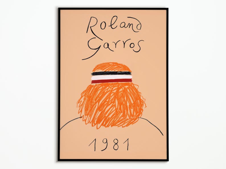 Roland Garros 1981 Poster | Roland Garros 1981 Poster | Decorative ...