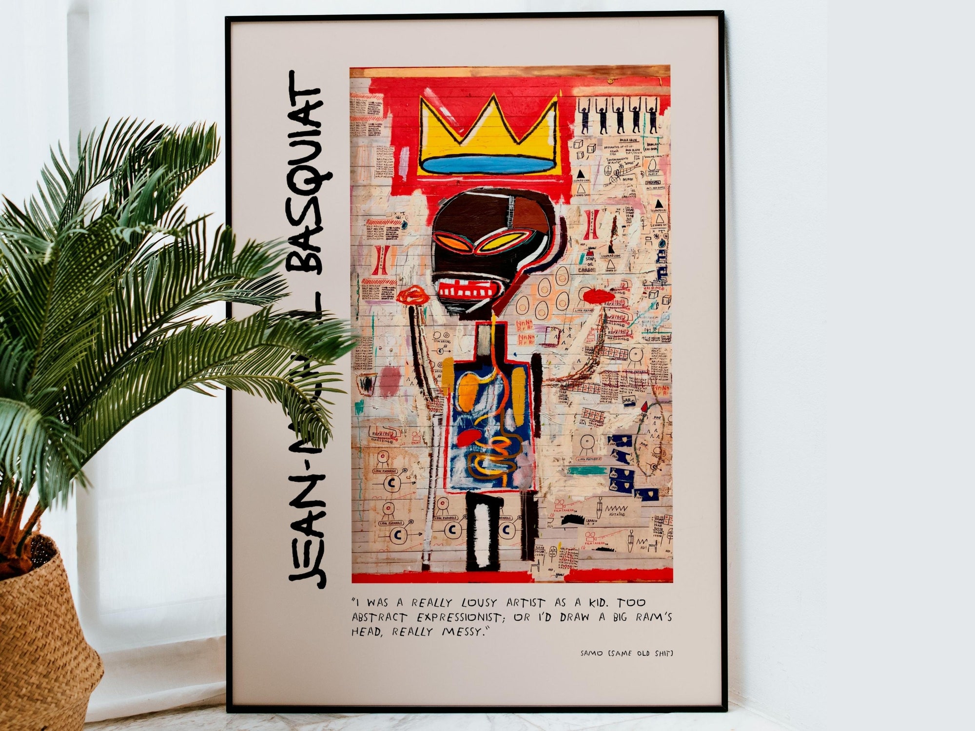 Vintage Poster Jean Michel Basquiat | Poster Basquiat | Poster ...