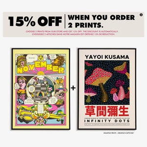 1970s Style Poster | 70's Style Poster | Decorative Poster | Art Poster ...