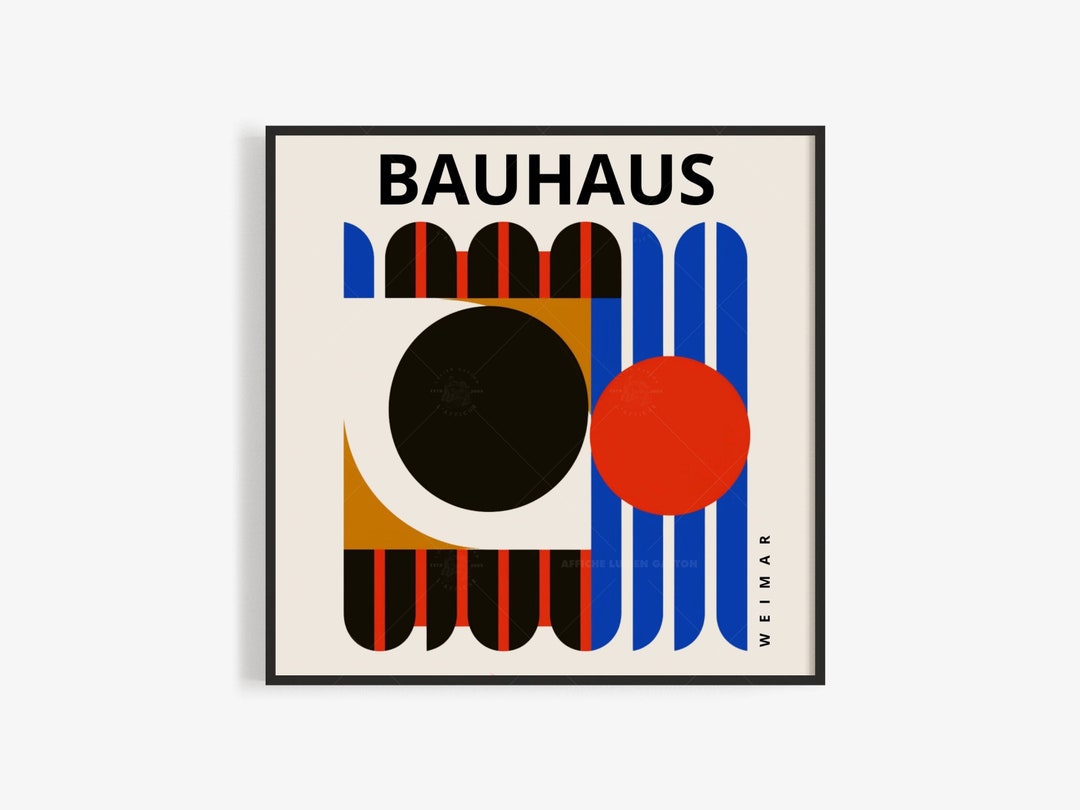Bauhaus 1919 Bauhaus Poster 1919 Poster Bauhaus 1919 Decoration Poster ...