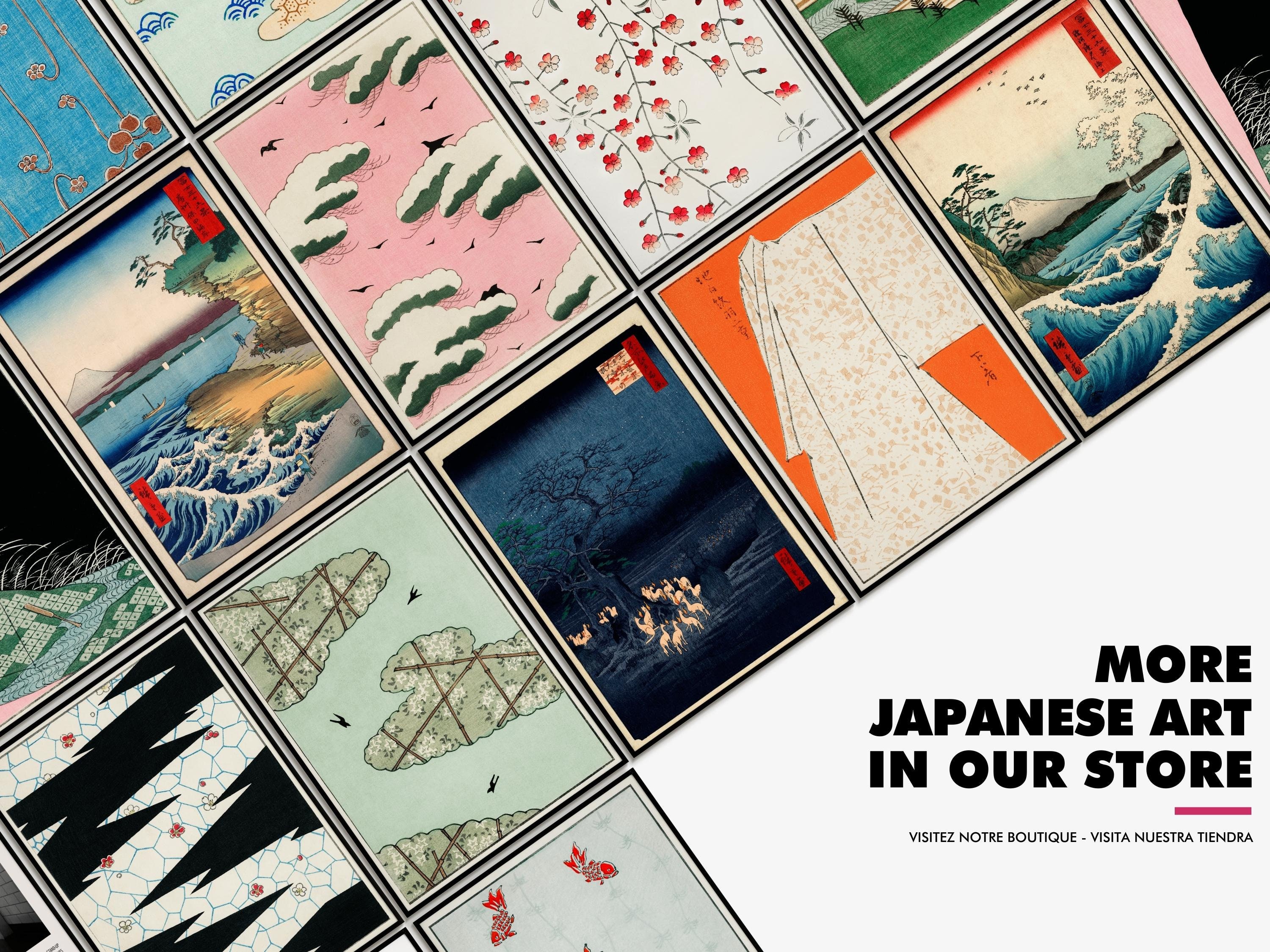 Japanese Poster Vintage Japenese Poster Poster Decoration - Etsy