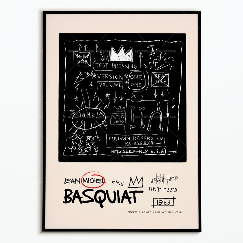 Jean Michel Basquiat - Etsy